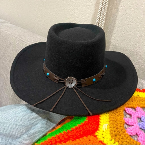 Frye | Accessories | Frye Felt Cowboy Hat Western Bendable Brim ...
